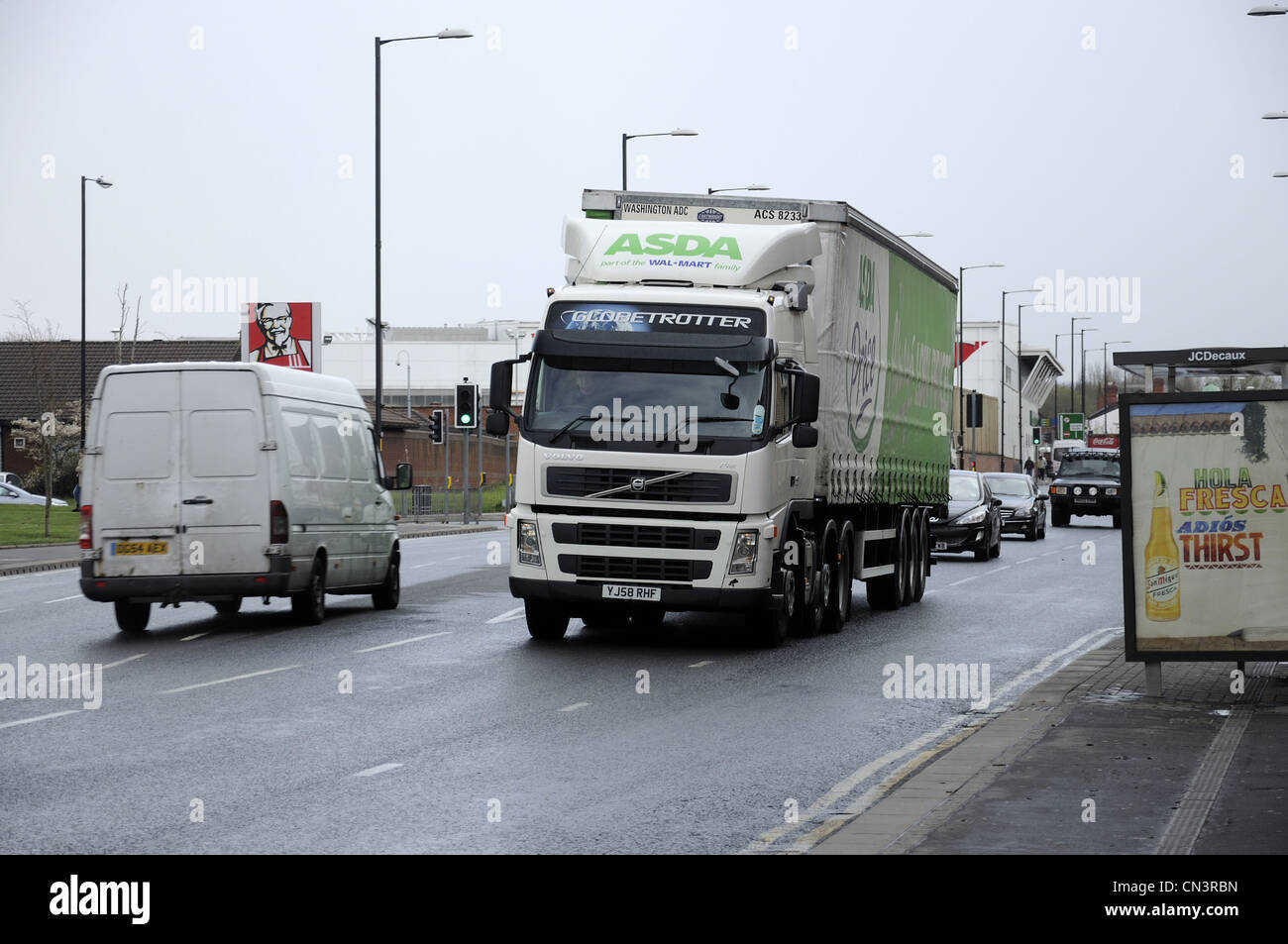 Lorry truck articulated artic hi-res stock photography and images - Alamy
