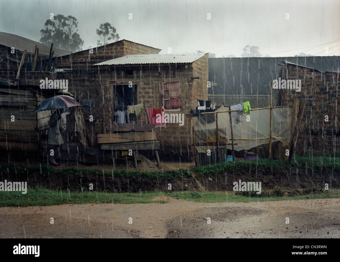 Heavy rain falling in an african village Stock Photo - Alamy Heavy rain falling in an african village Stock Photo - Alamy