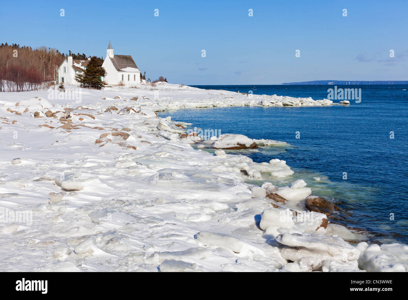 Canada, Quebec province, Charlevoix region, the St Lawrence River Road ...