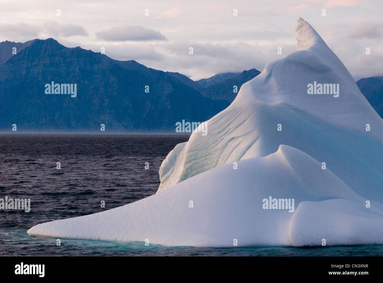 Iceberg in Eclipse Sound, near Pond Inlet, Nunavut, Canada Stock Photo ...