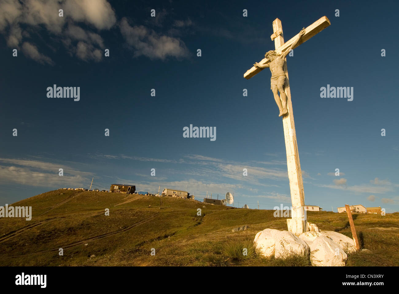 Cross in Pond Inlet, Baffin Island, Nunavut, Canada Stock Photo - Alamy