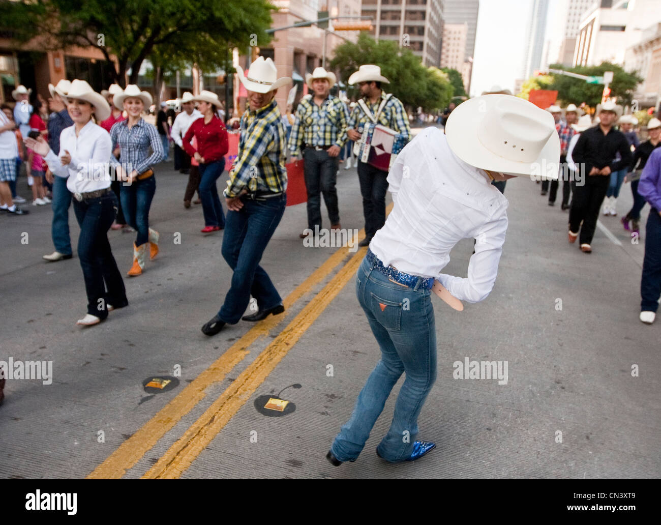 Young members of student Ballet Folklorico perform dance traditional ...