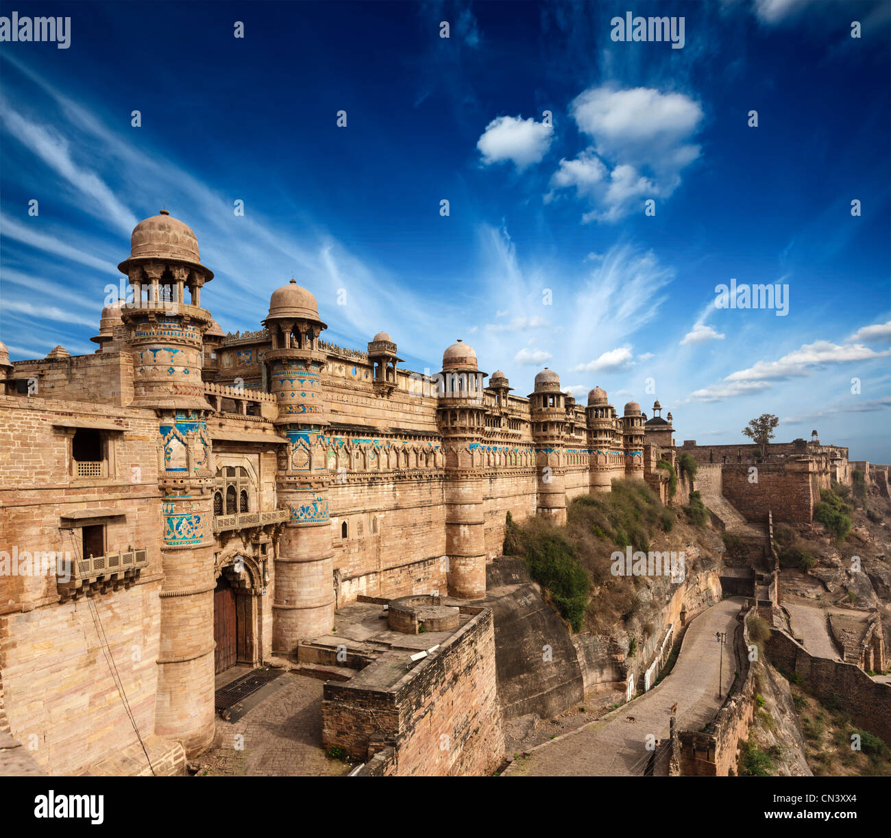 Mughal architecture - Gwalior fort. Gwalior, Madhya Pradesh, India ...