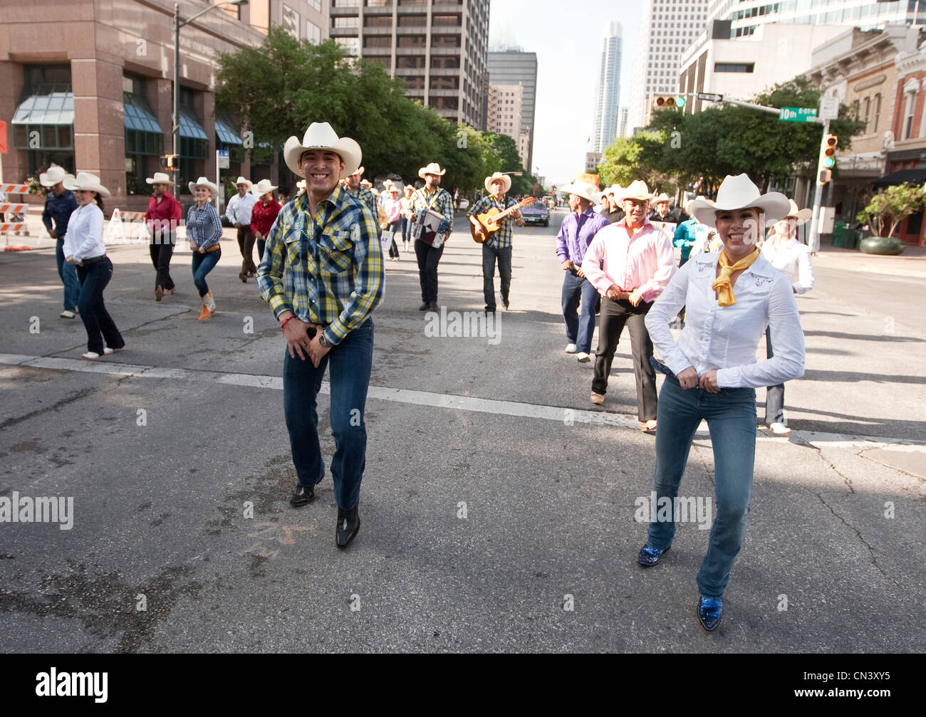 Young members of student Ballet Folklorico perform dance traditional ...