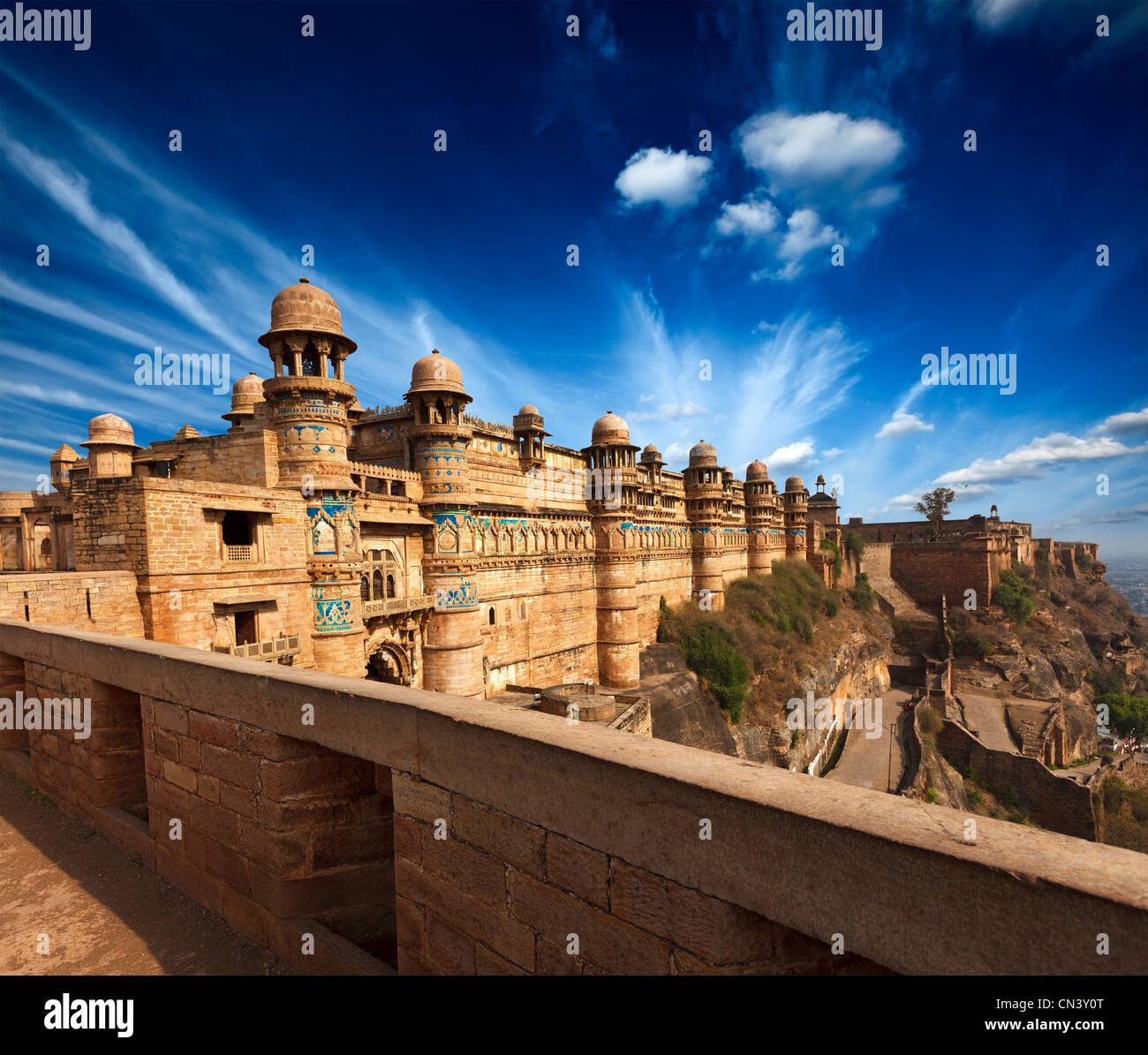 Mughal architecture - Gwalior fort. Gwalior, Madhya Pradesh, India ...