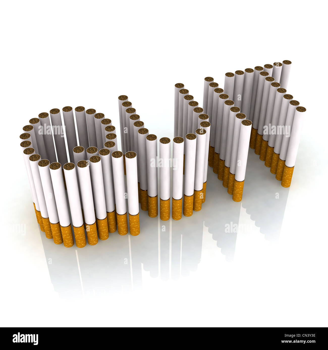 Cigarettes tobacco smoking Cut Out Stock Images & Pictures - Alamy