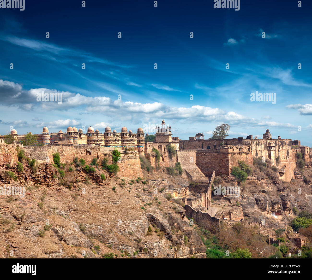 Mughal architecture - Gwalior fort. Gwalior, Madhya Pradesh, India ...