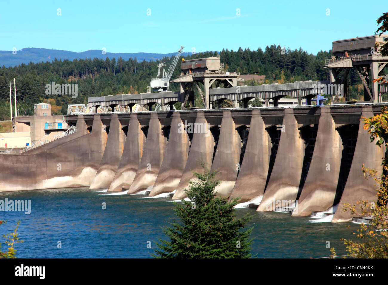Bonneville dam north west, Oregon Stock Photo - Alamy