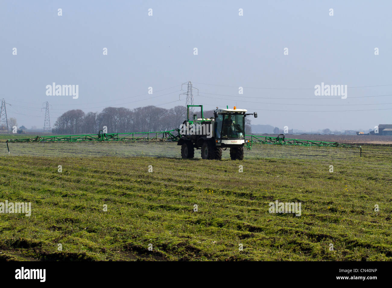 Applying fertiliser seed hi-res stock photography and images - Alamy