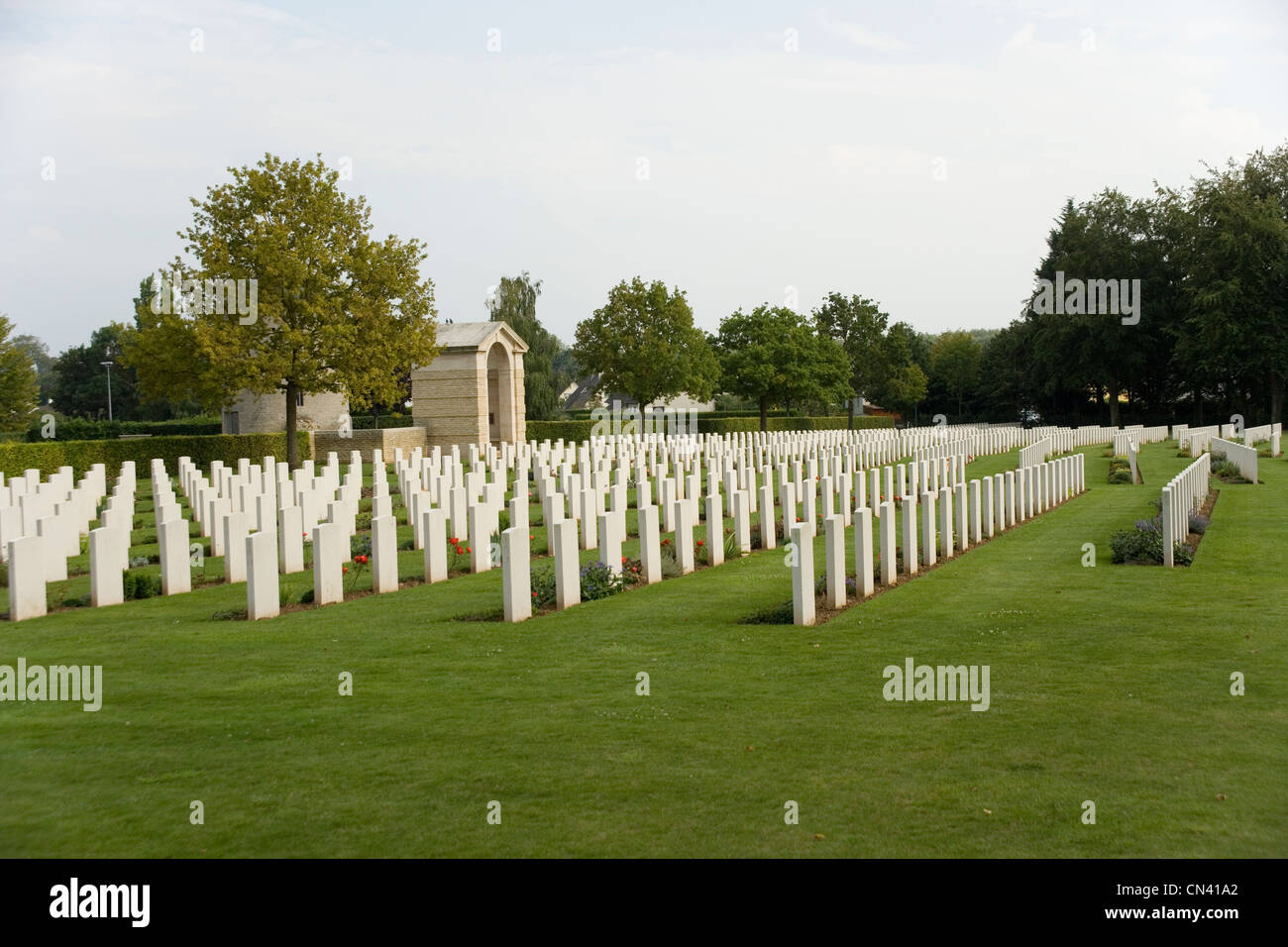 Ranville British Commonwealth war Graves Commission Cemetery in ...