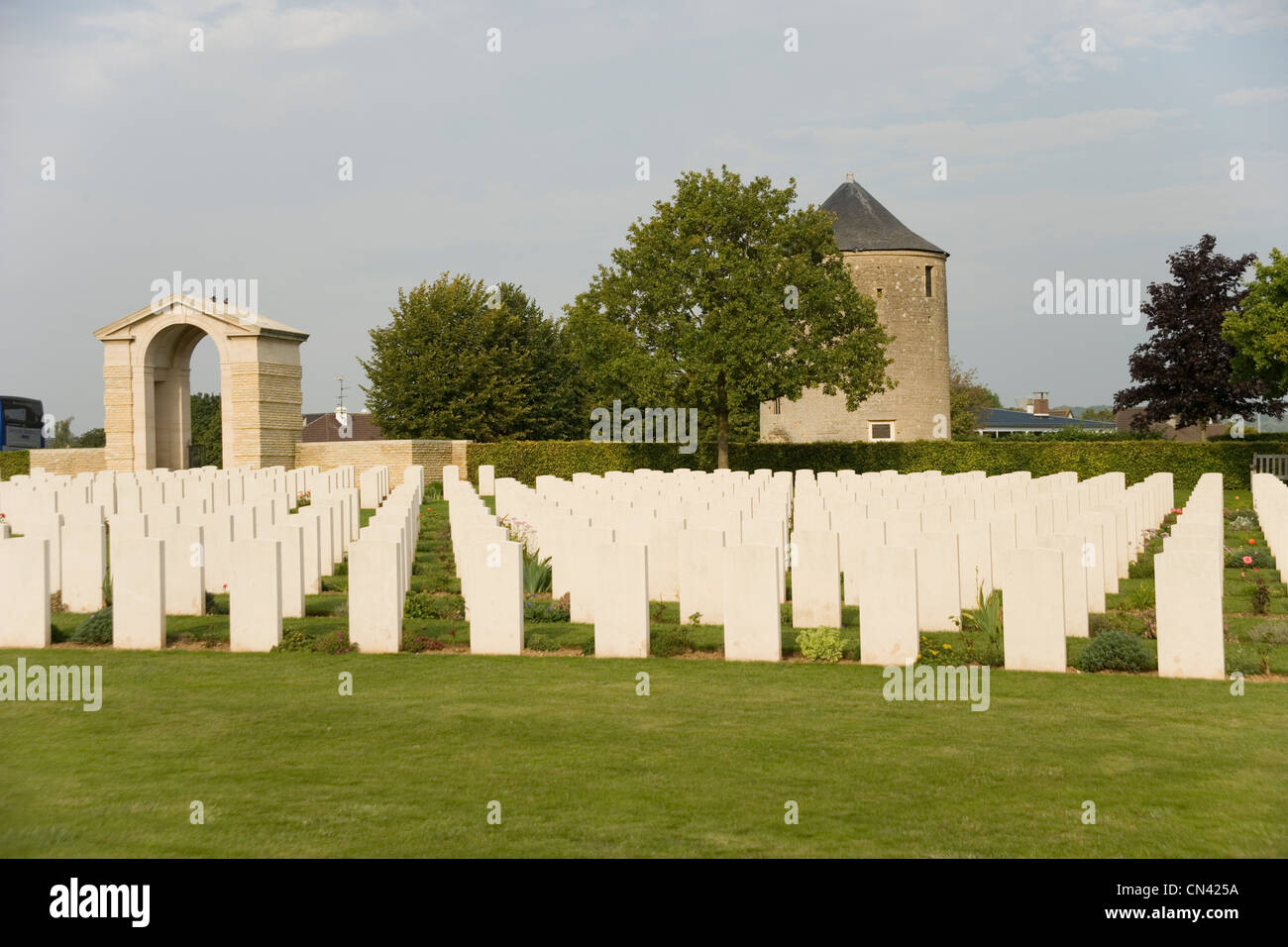 Ranville British Commonwealth war Graves Commission Cemetery in ...