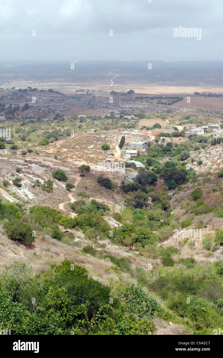 Cyrene. Libya. View of fertile plain from the Sanctuary of Apollo. The ...