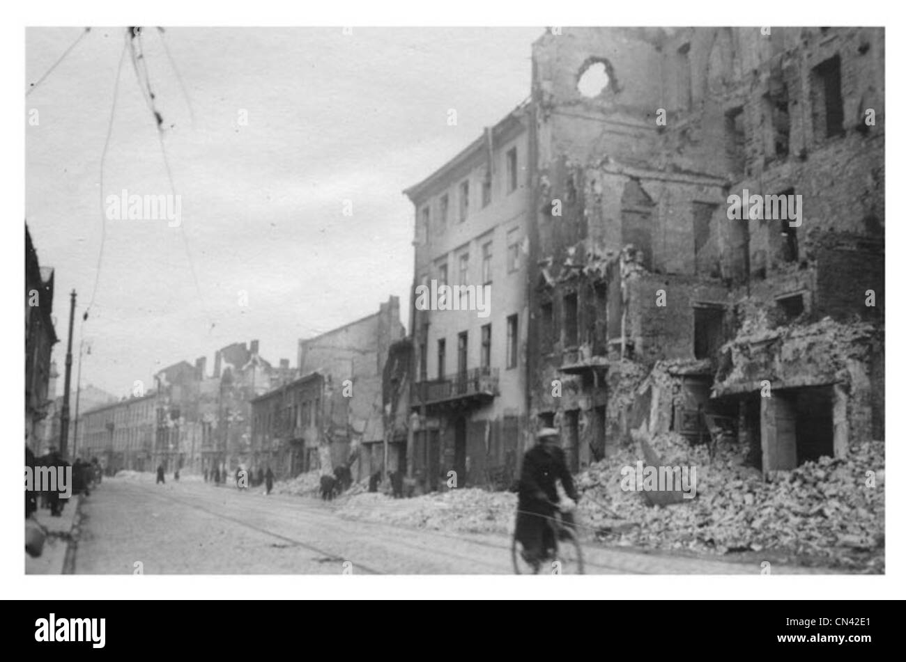 Warsaw Poland during the second world war Stock Photo - Alamy