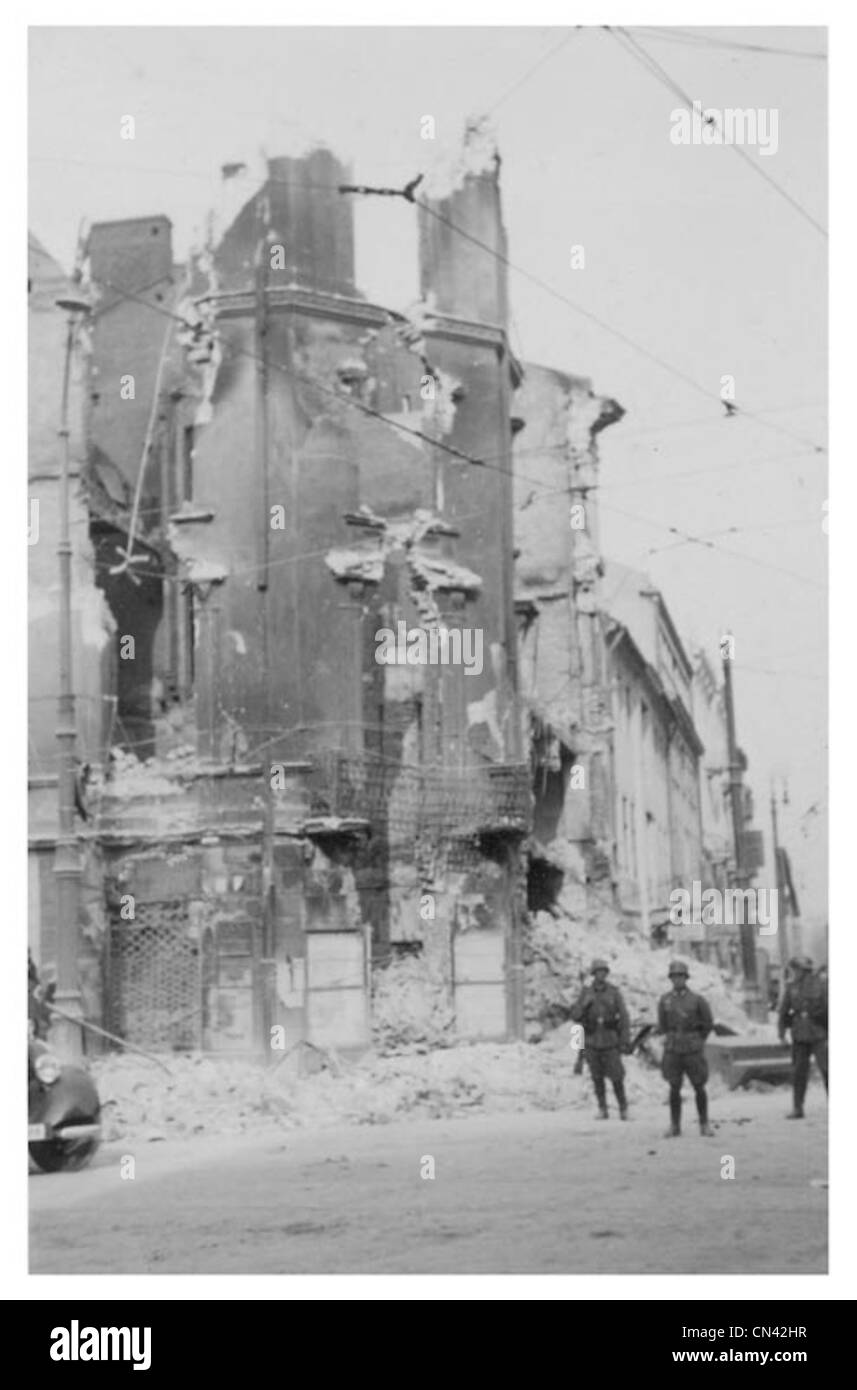 Warsaw Poland during the second world war Stock Photo - Alamy