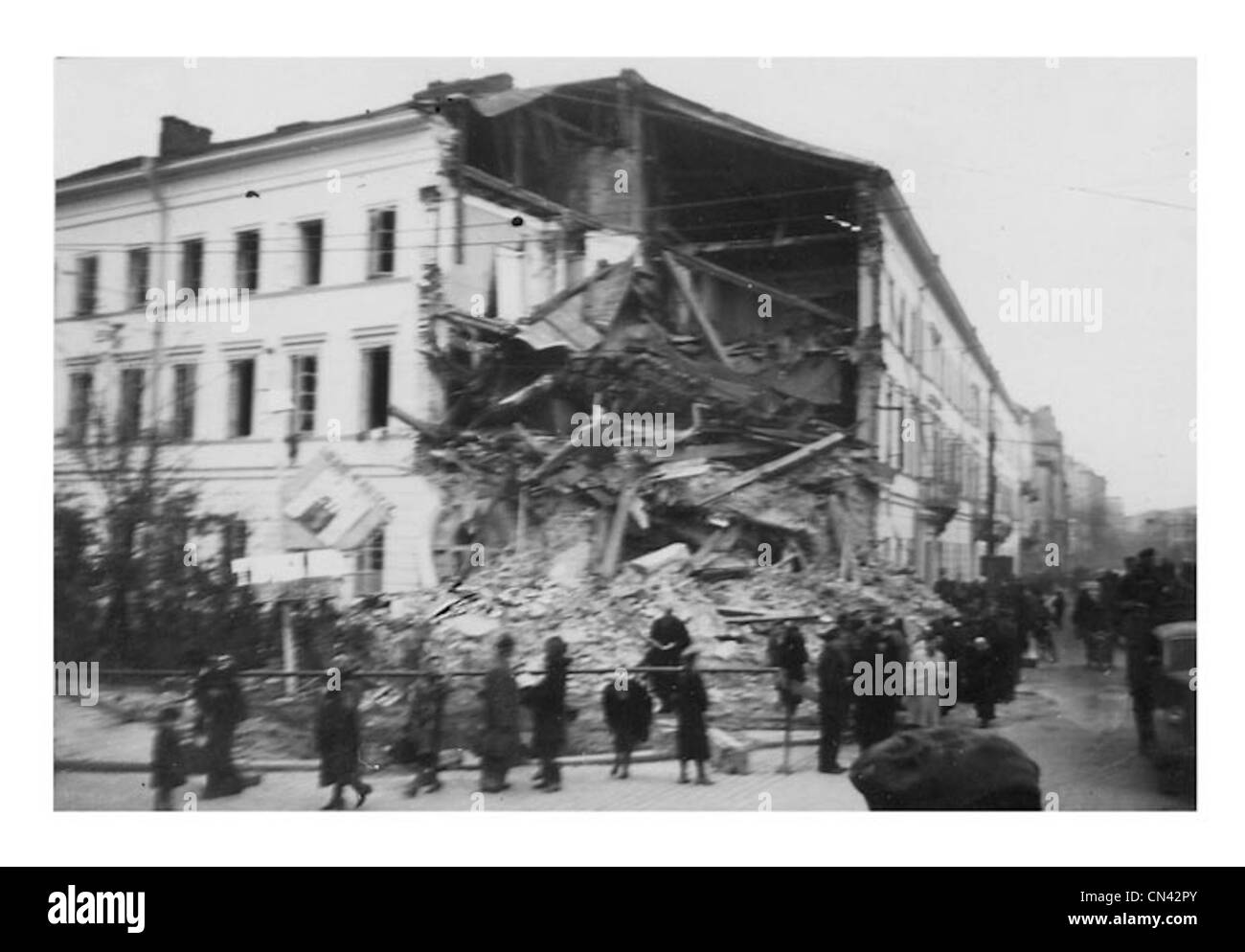 Warsaw Poland during the second world war Stock Photo - Alamy