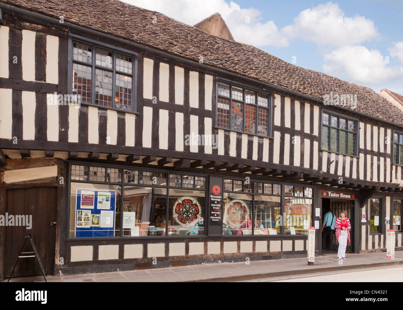 Tudor House Heritage Centre, Friar Street, Worcester, England Stock ...