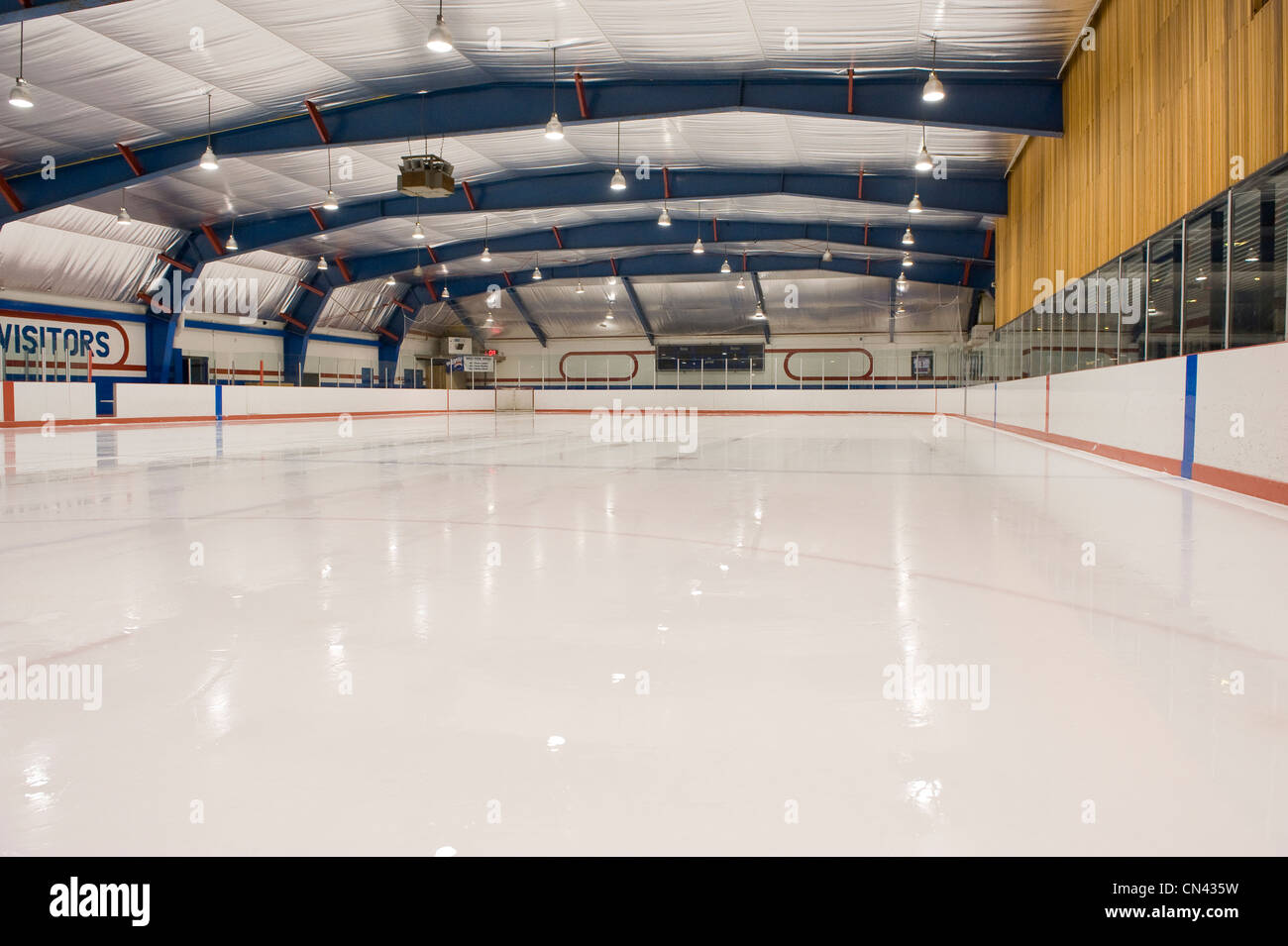 Ice rink, Moss park, Toronto, Ontario Stock Photo - Alamy