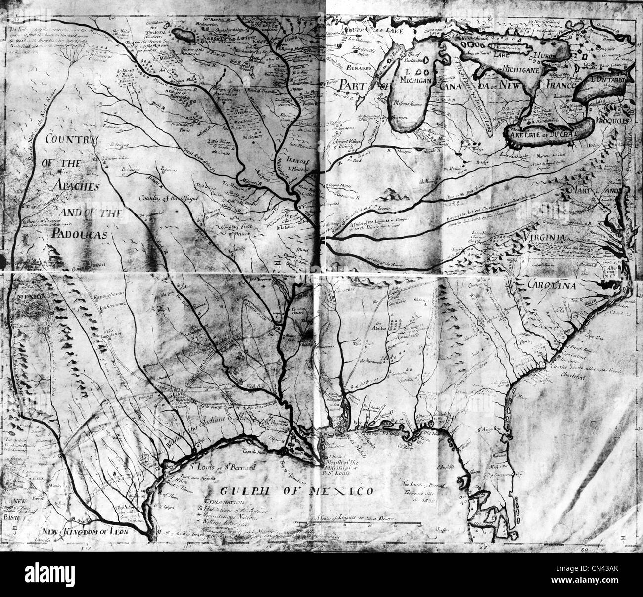 Old map Black and White Stock Photos & Images - Alamy