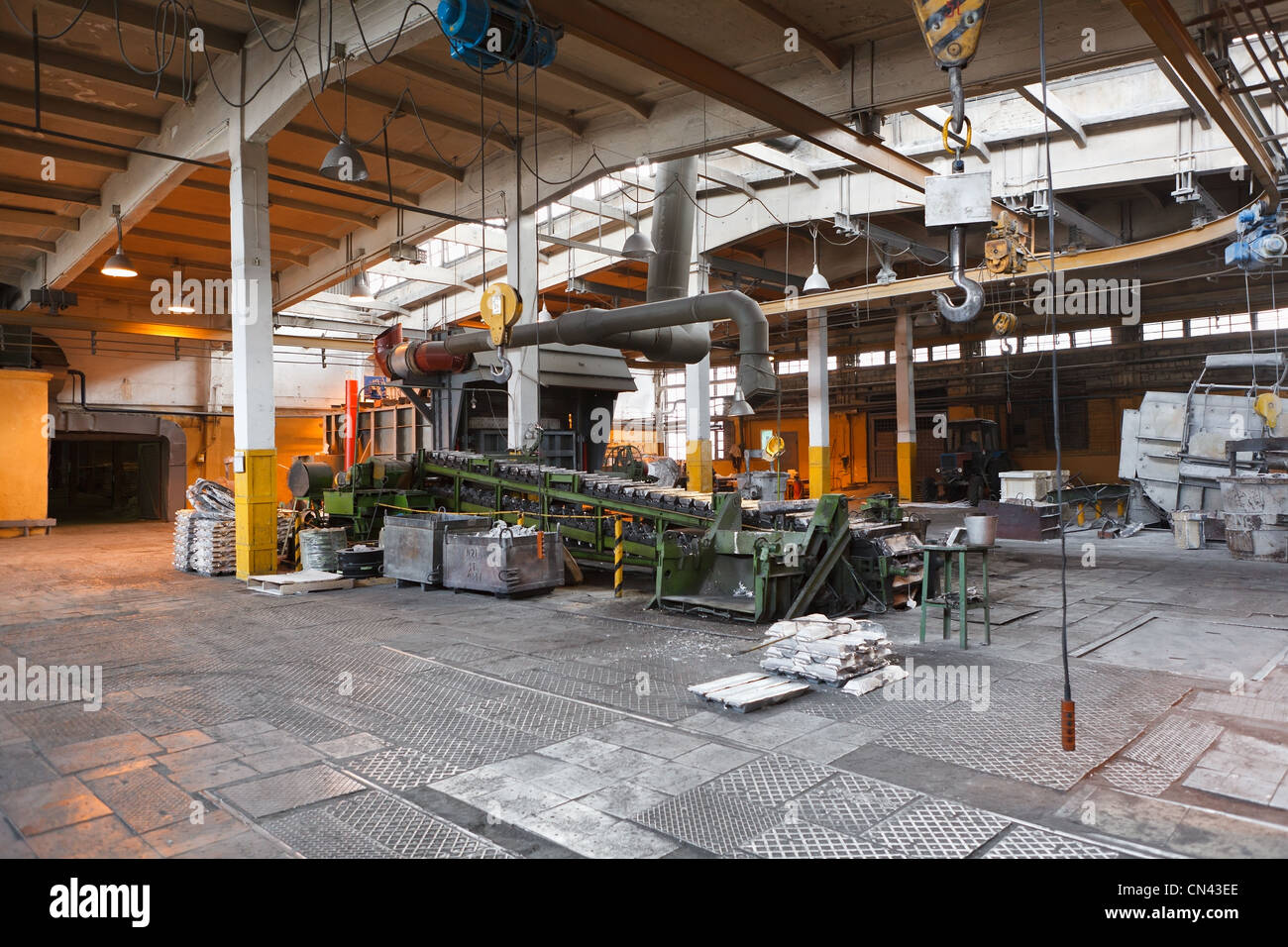 Aluminium ingots factory hi-res stock photography and images - Alamy