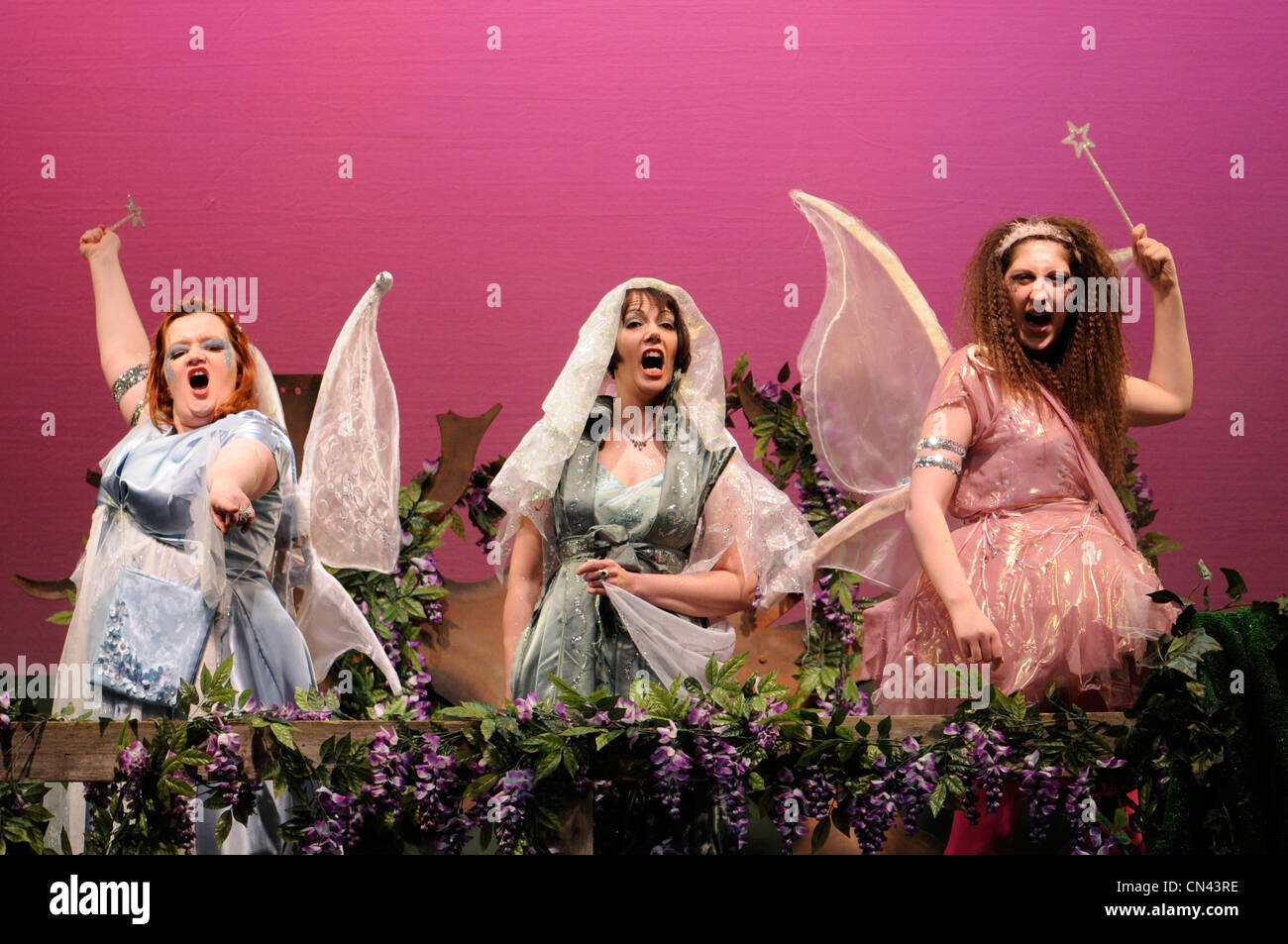 Non-professional actors in an amateur operatic society performing in ...