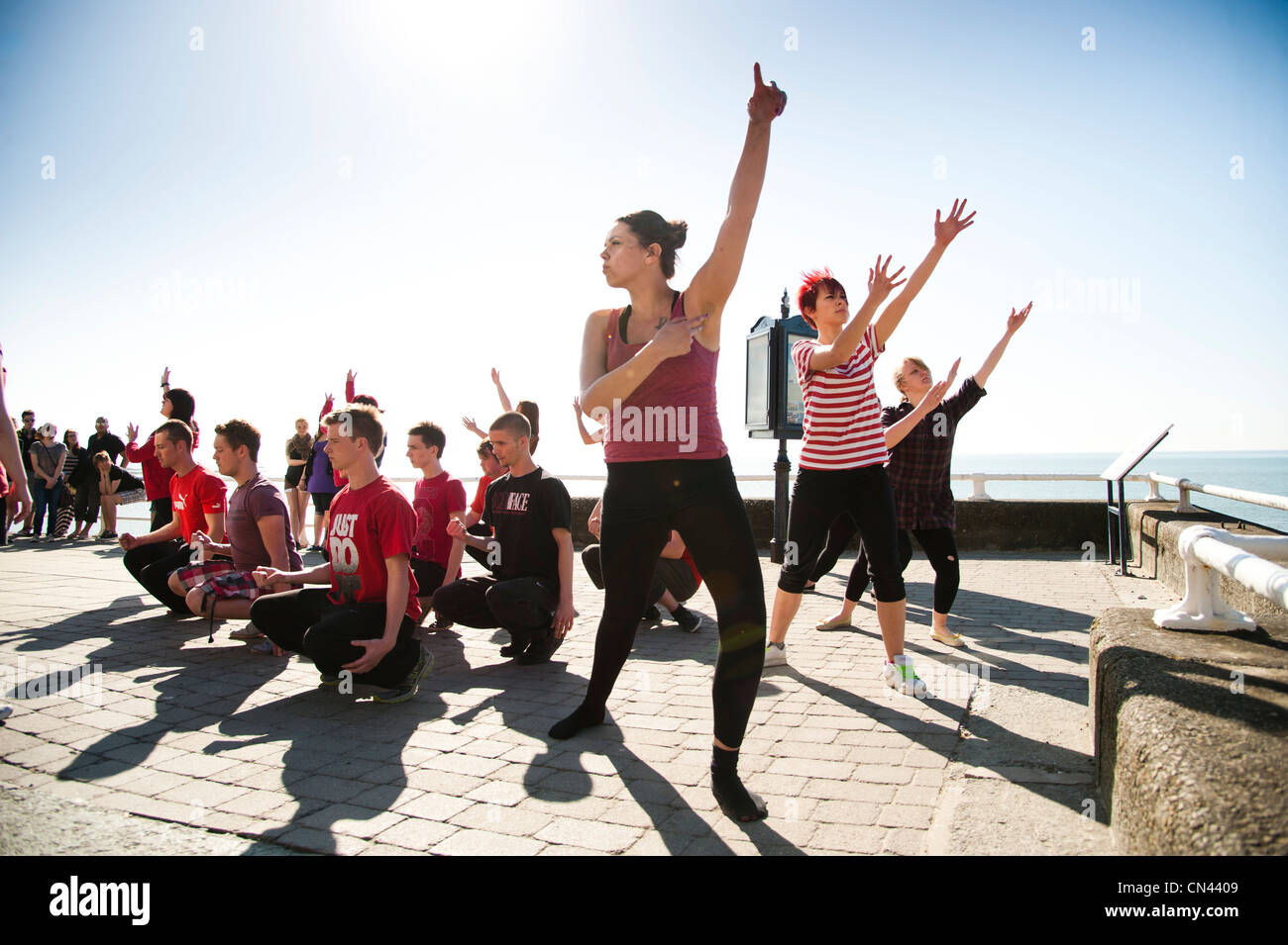 Theatre Studies students at Aberystwyth University performing 'Modern ...