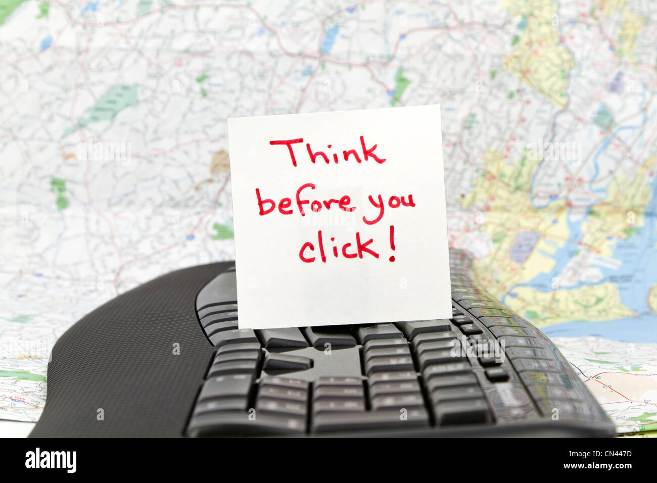Click map hi-res stock photography and images - Alamy
