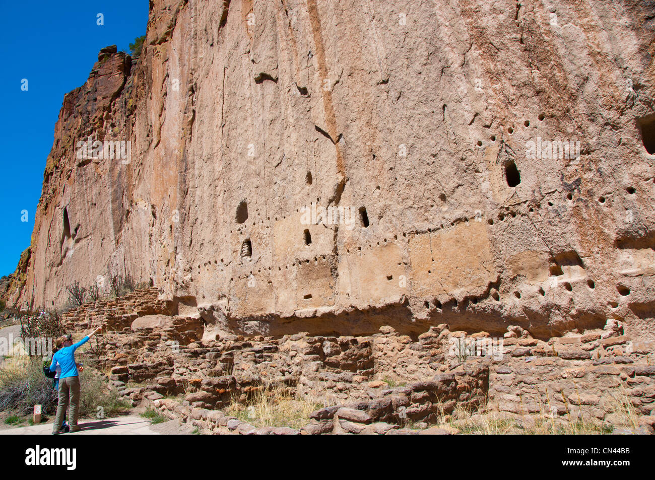 Bandelier National Monument NM Stock Photo - Alamy