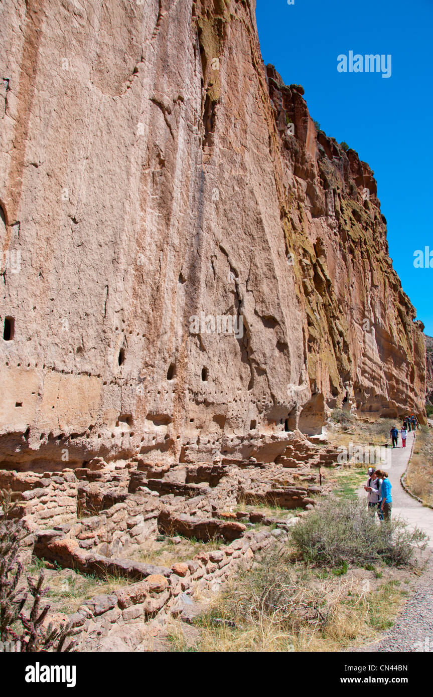 Bandelier National Monument NM Stock Photo - Alamy