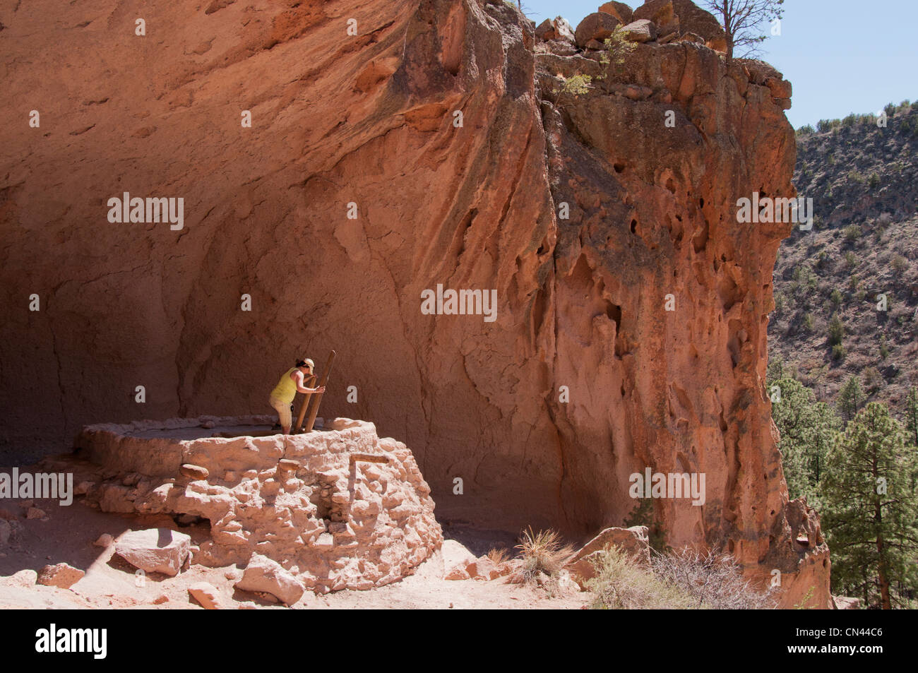 Bandelier National Monument NM Stock Photo - Alamy