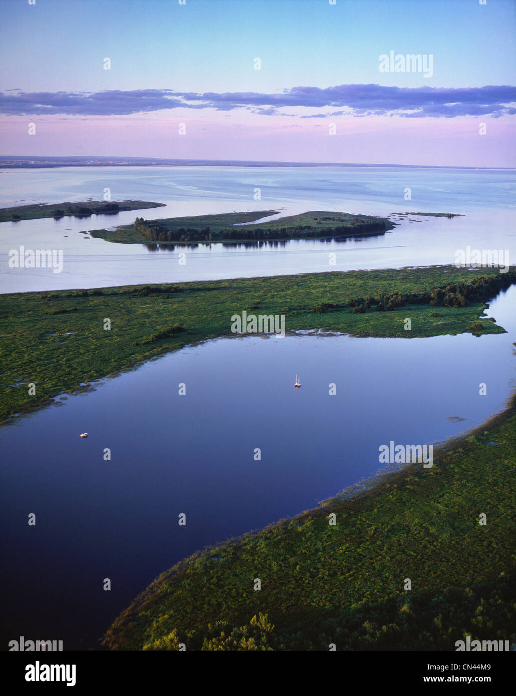 Sorel Island at Sunset, Monteregie Region, Quebec Stock Photo - Alamy