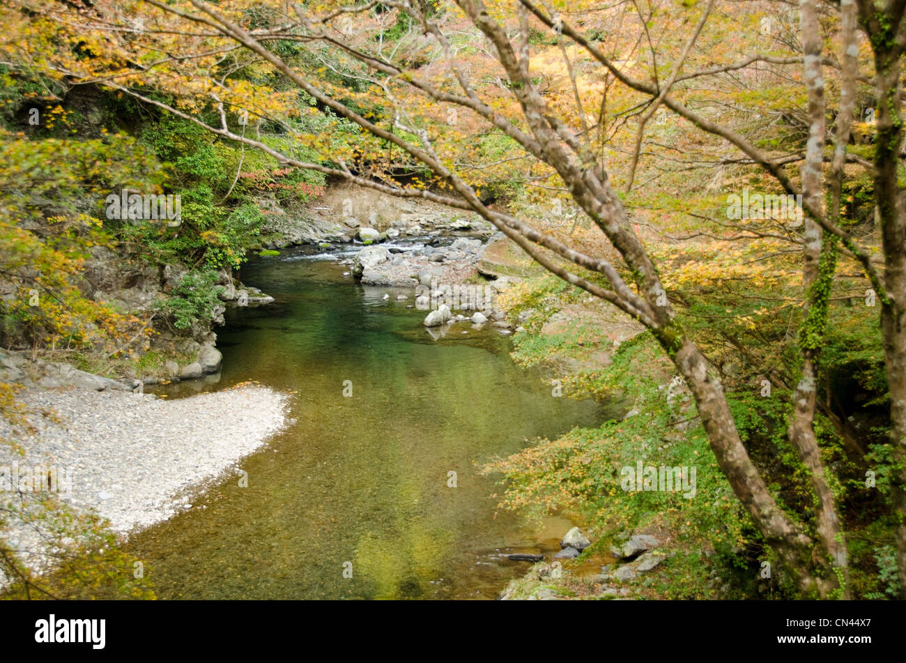 Japan river stone hi-res stock photography and images - Alamy