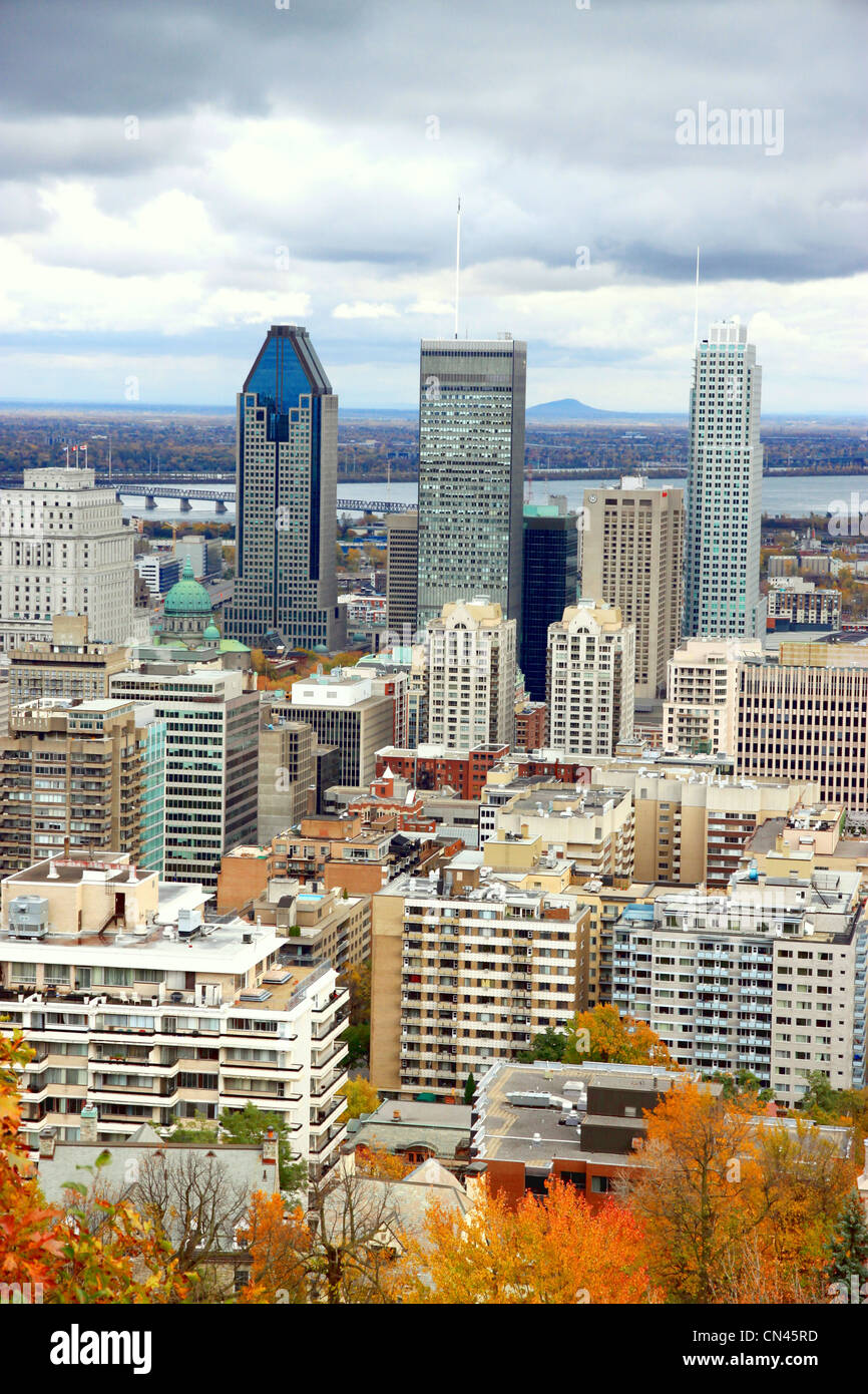 Montreal downtown skyscrapers hi-res stock photography and images - Alamy