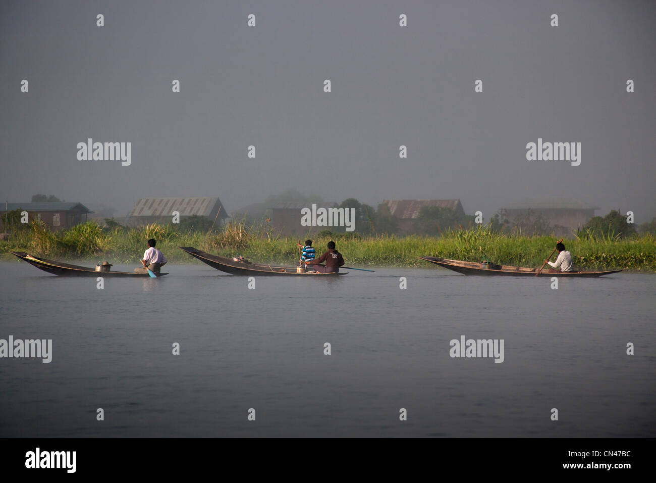 Floating Gardens at Inthein, Inle Lake, Burma (Myanmar Stock Photo - Alamy