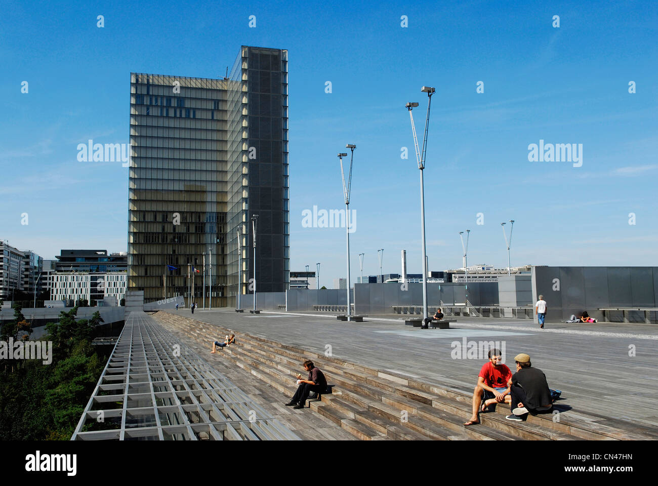 France, Paris, the National Library of France by architect Dominique ...