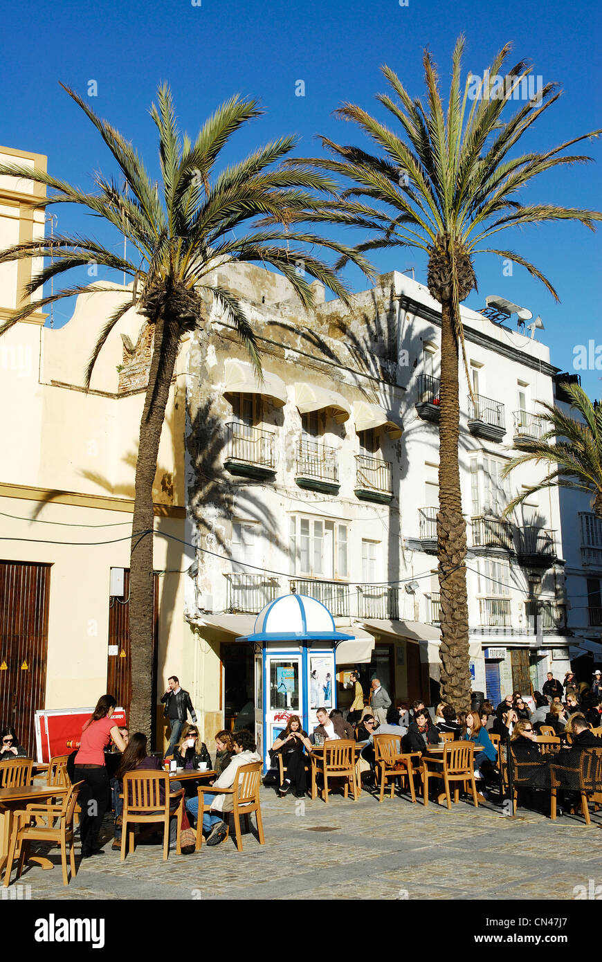 Spain, Andalusia, Cadiz, cathedral square Stock Photo - Alamy