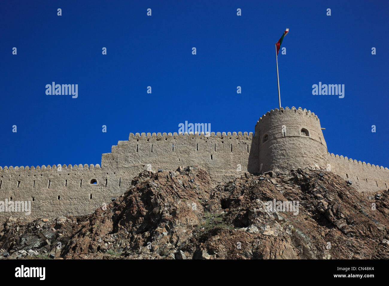 Mutrah fort muscat oman hi-res stock photography and images - Alamy