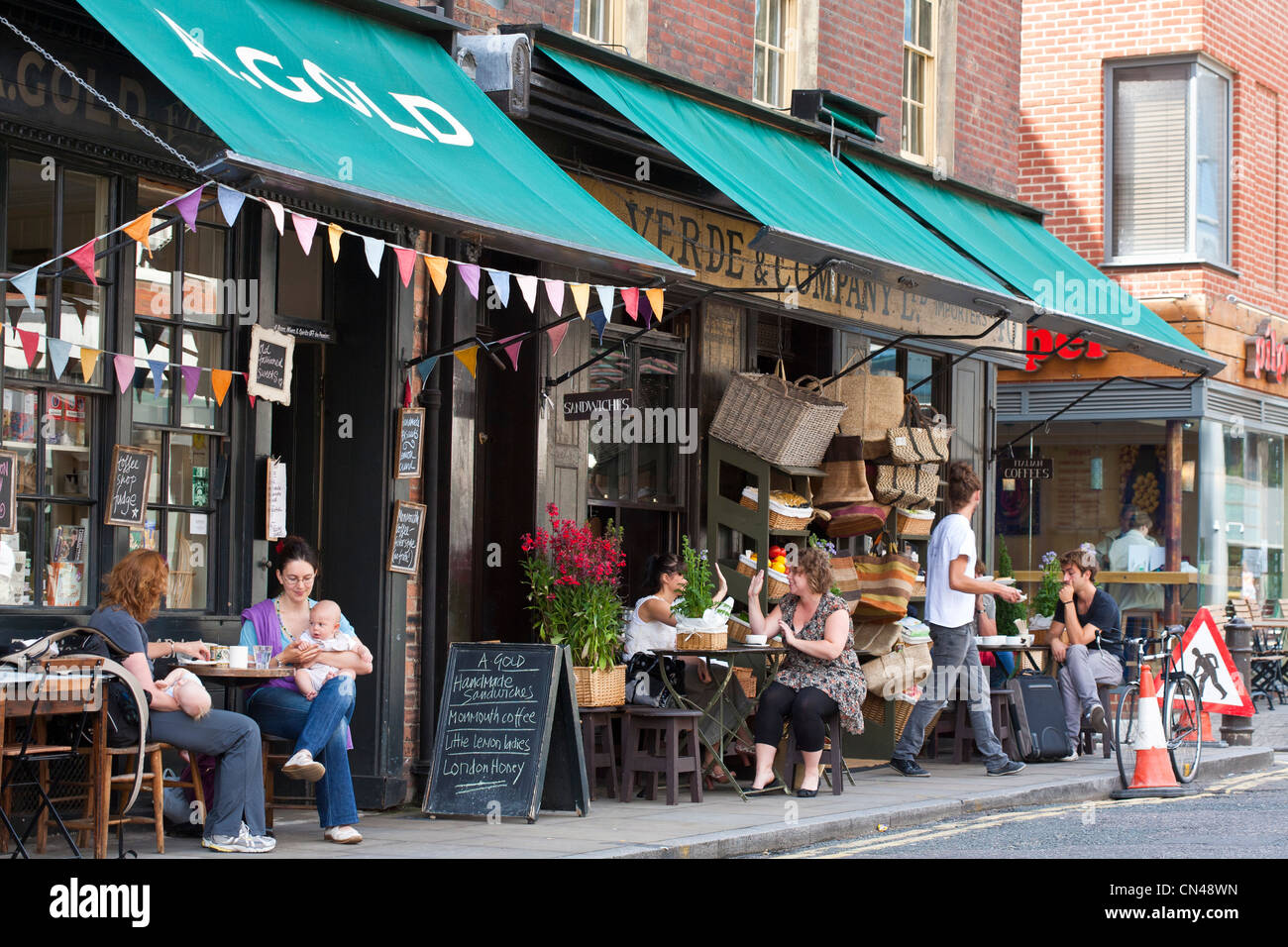 Spitalfields Street Scene London England Stock Photos & Spitalfields ...