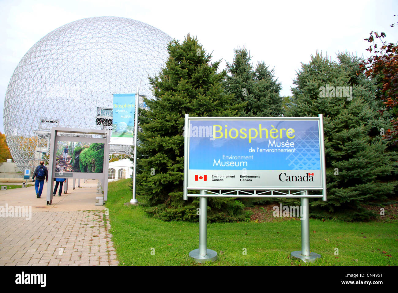 Montreal biosphere sign hi-res stock photography and images - Alamy