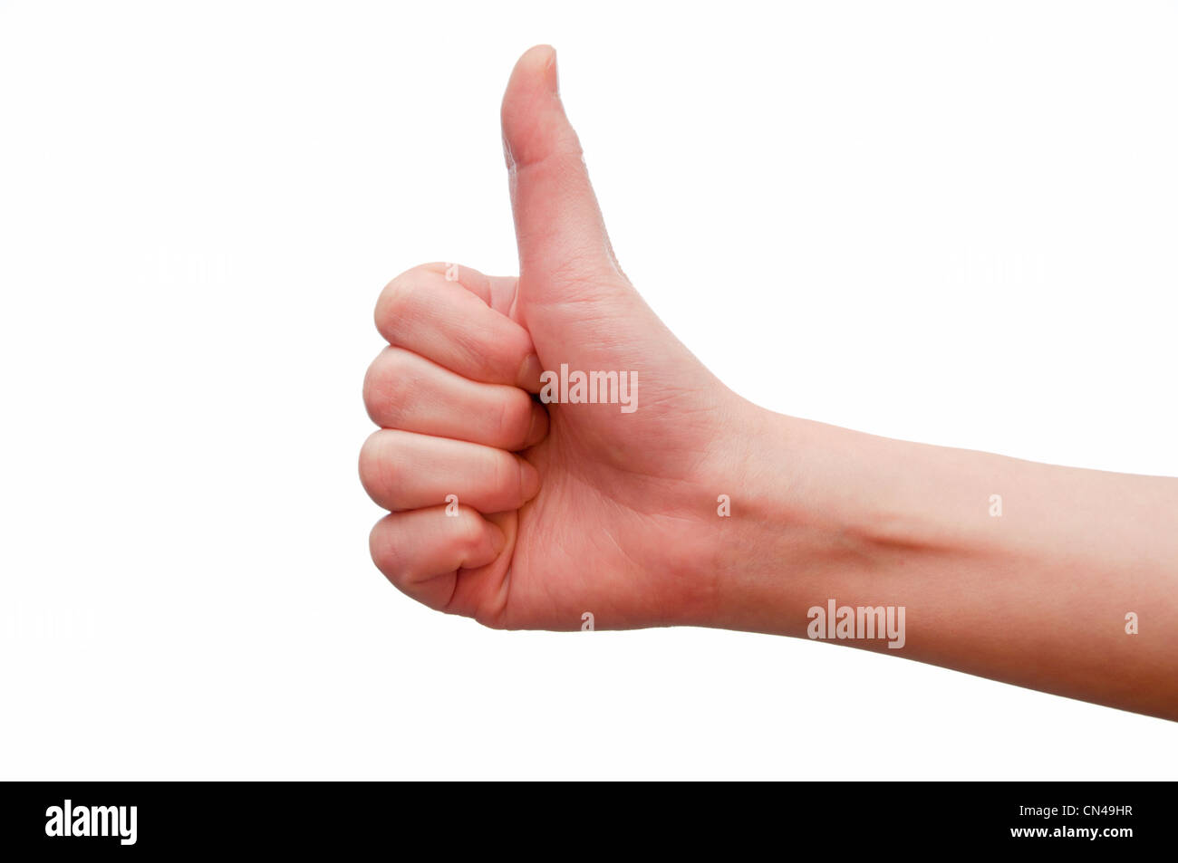 Gesture one Cut Out Stock Images & Pictures - Alamy