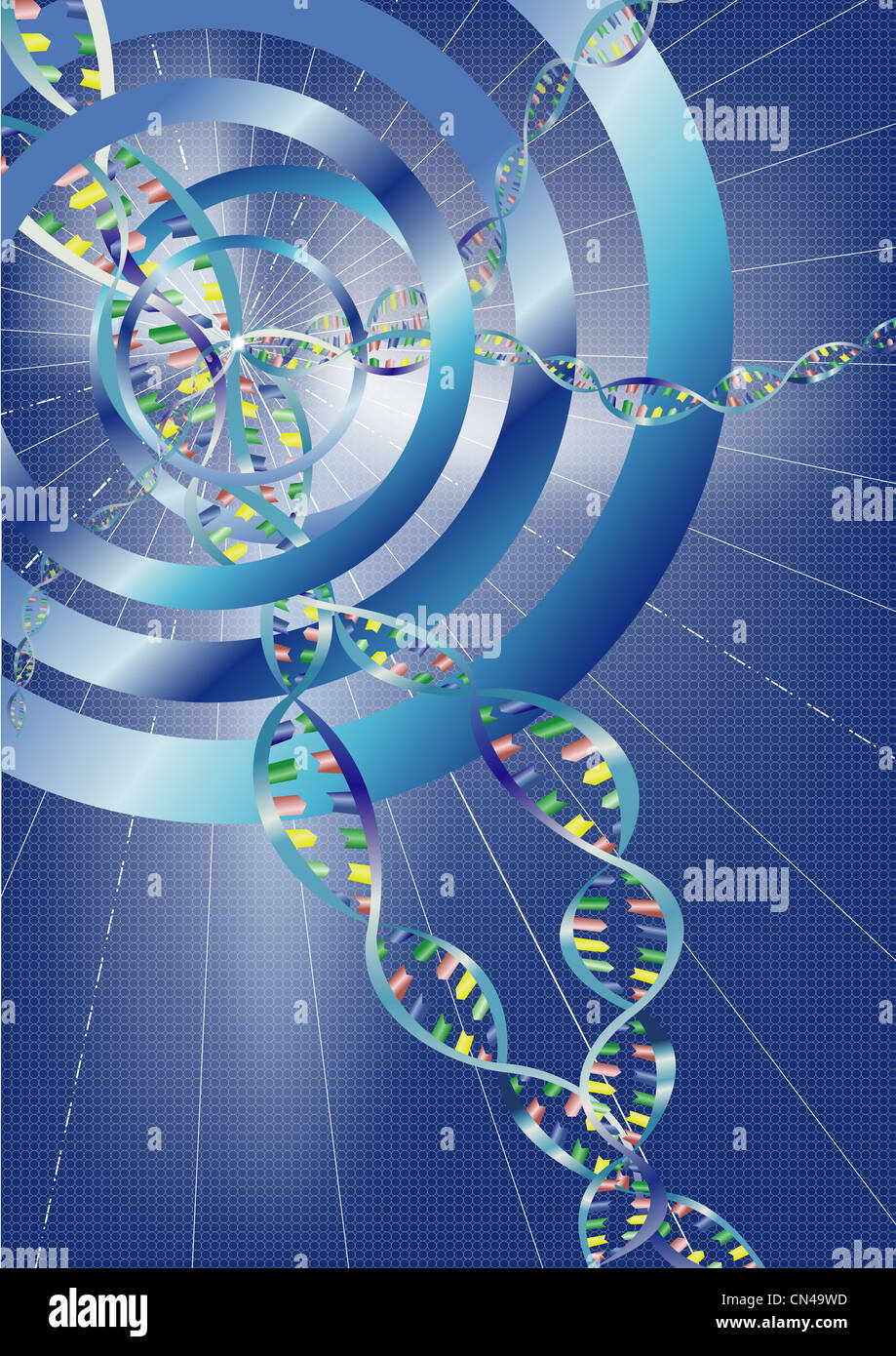 Abstract DNA cells Stock Photo - Alamy