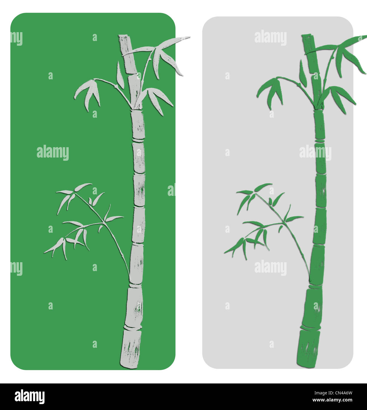 The bamboos Cut Out Stock Images & Pictures - Alamy