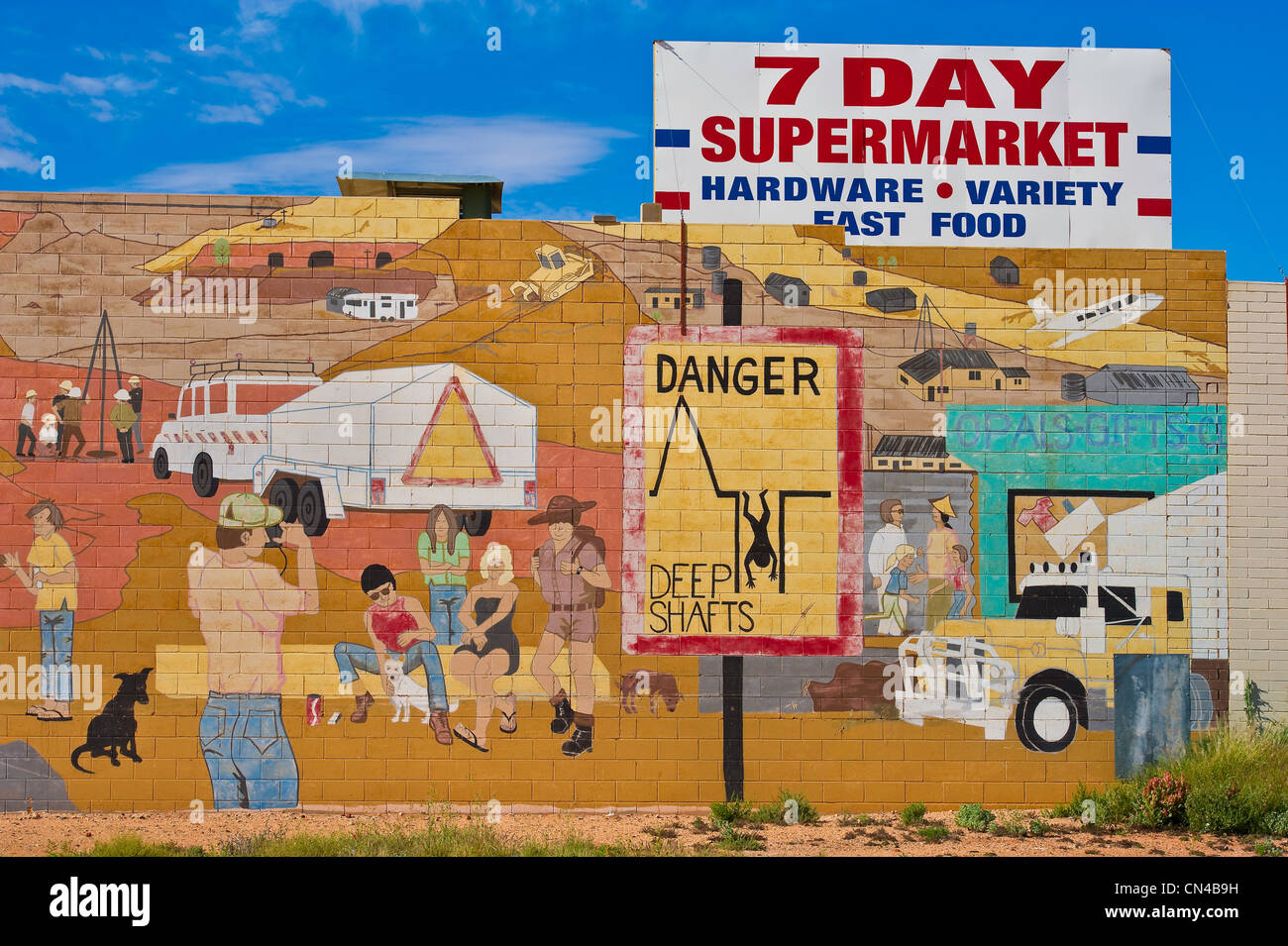 Australia, South Australia, Coober Pedy, world capital of the opale ...