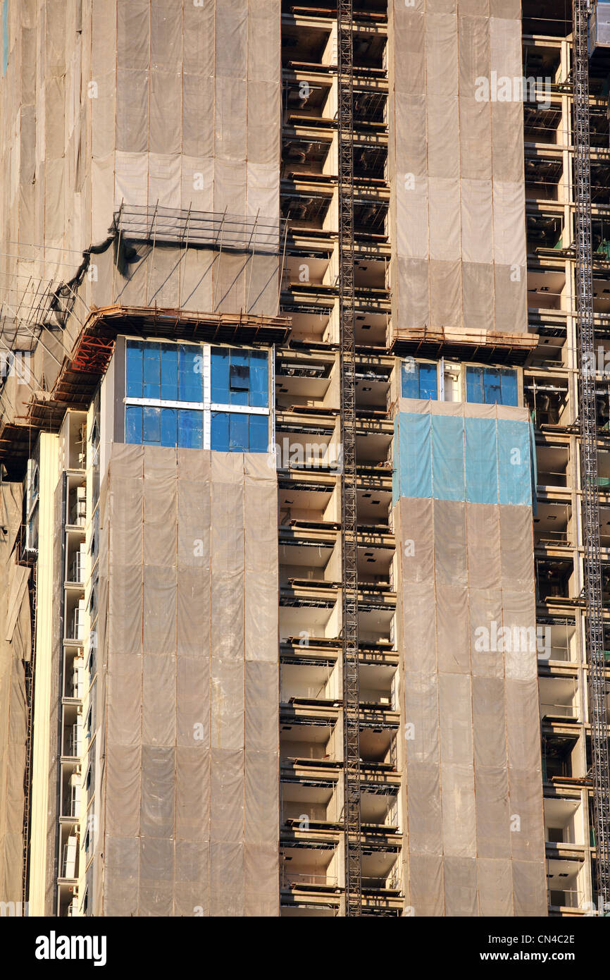 Construction on high rise building. Kuala Lumpur, Wilayah Persekutuan ...