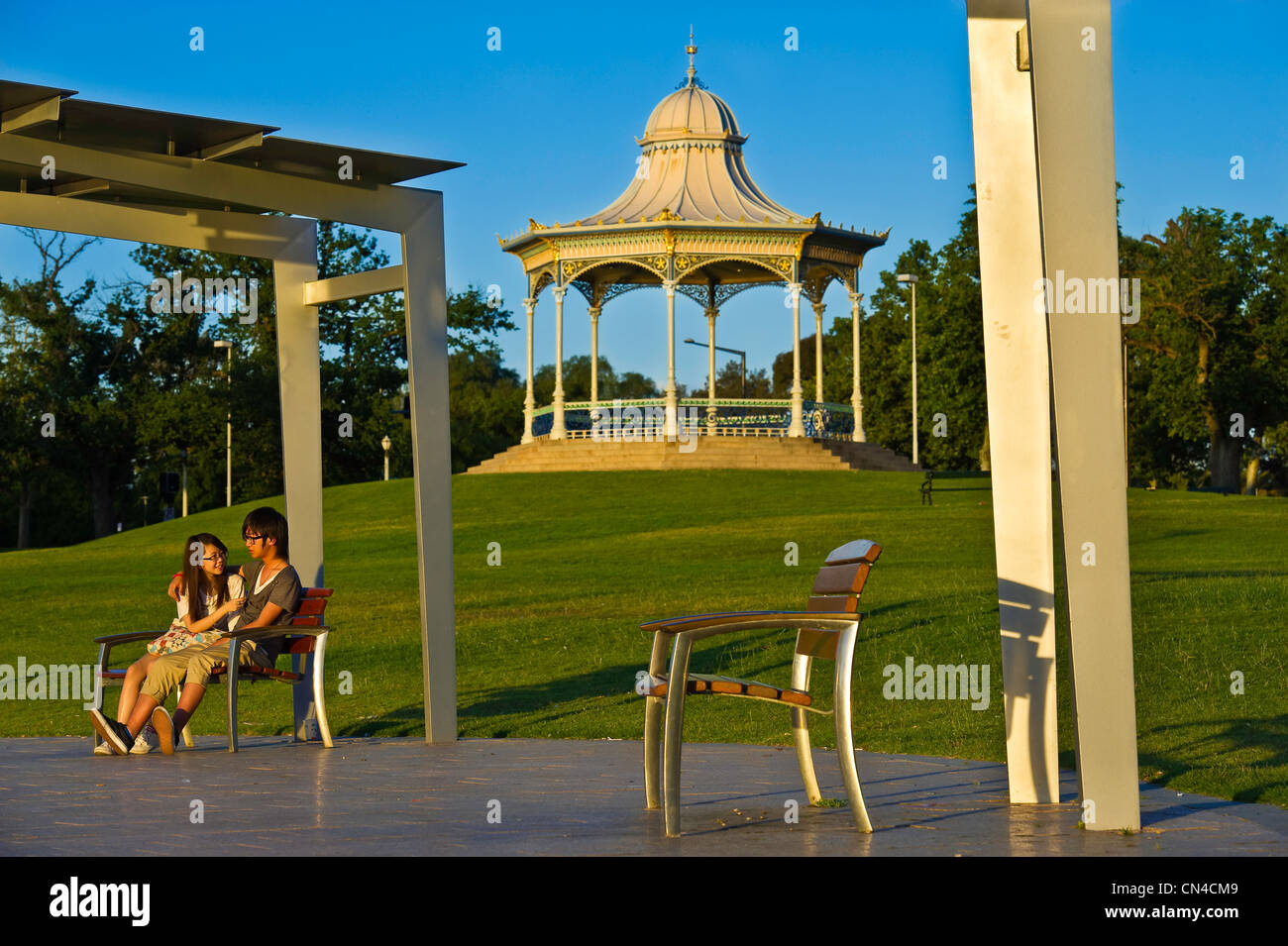 Australia, South Australia, Adelaide, Torrens river, Elder Park ...