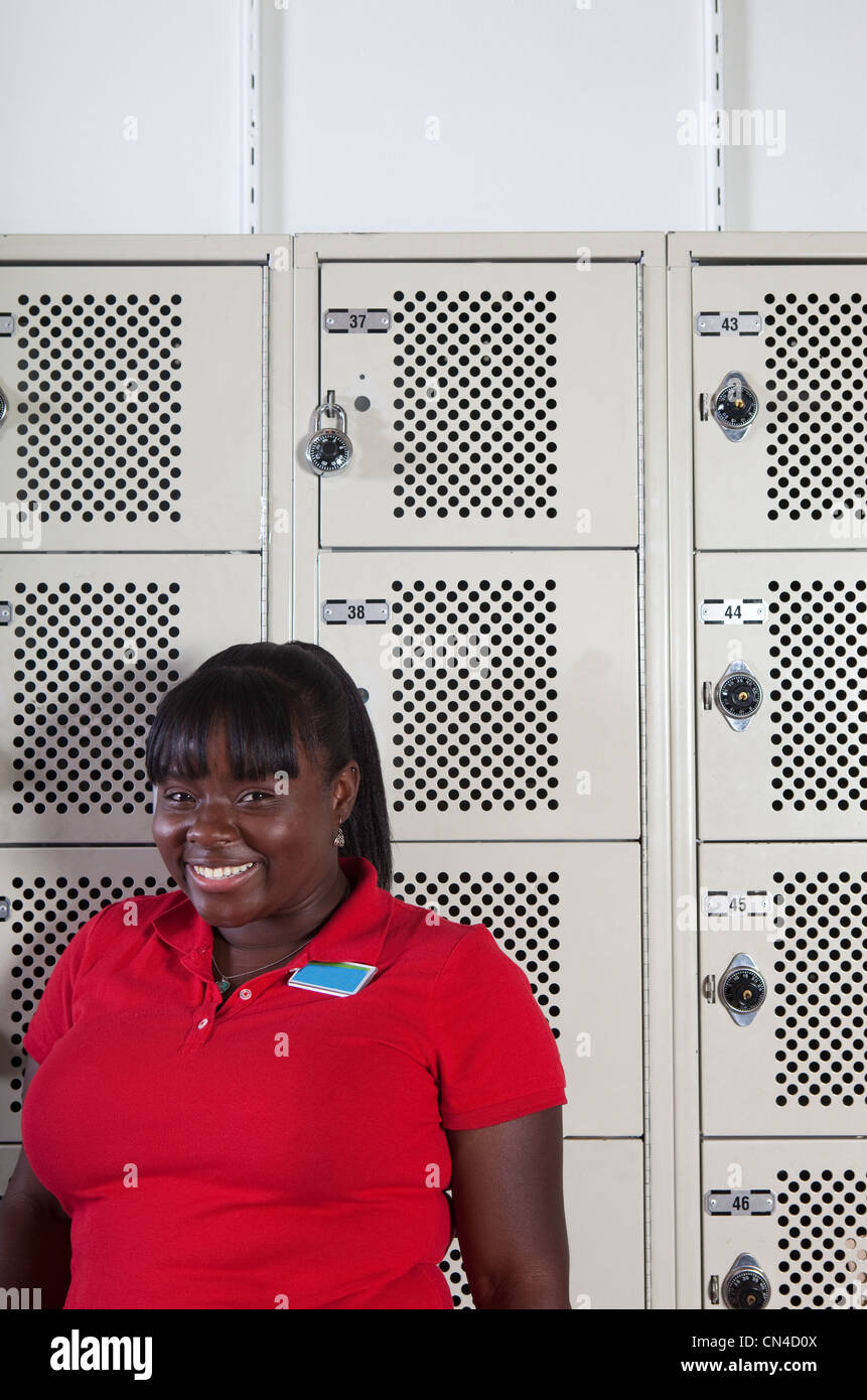Women In Locker Room High Resolution Stock Photography and Images - Alamy