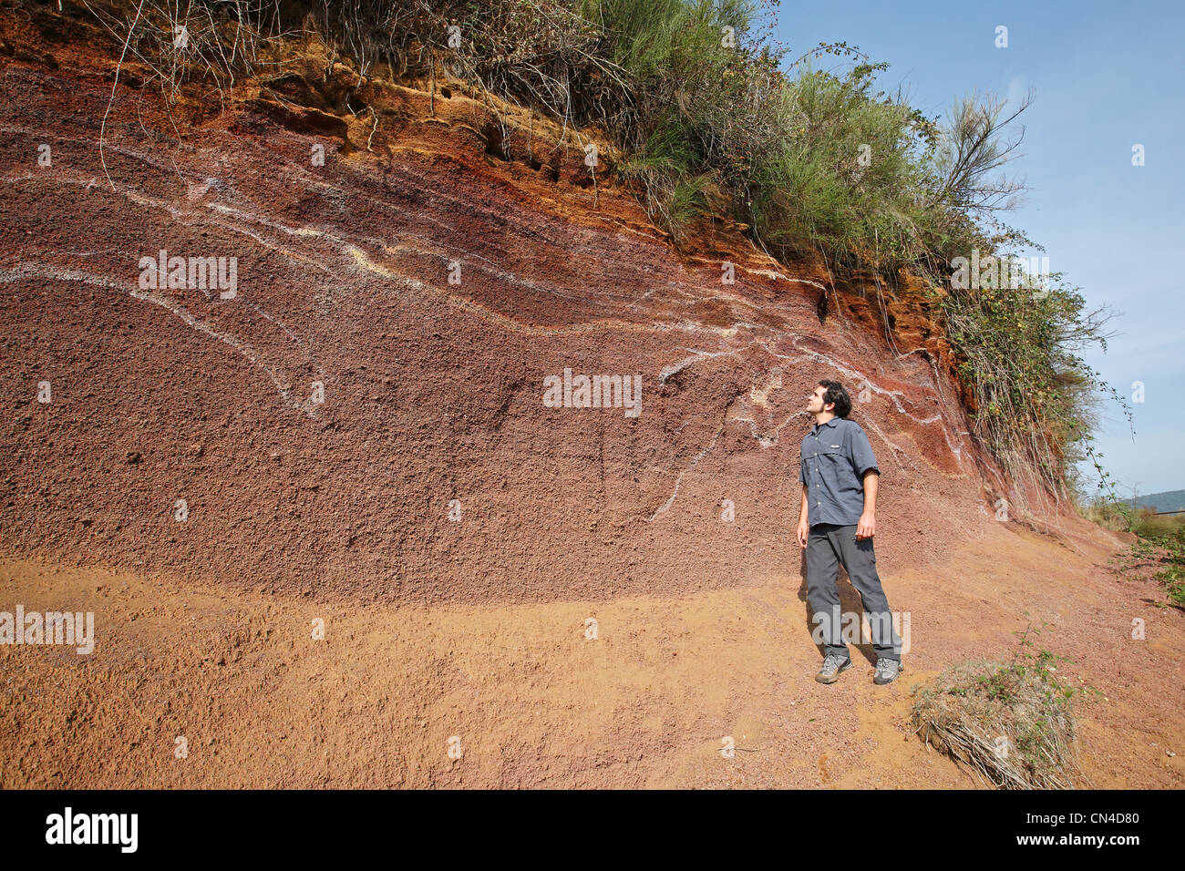 Spain, Catalonia, Natural Park of Garrotxa, volcano Stock Photo - Alamy