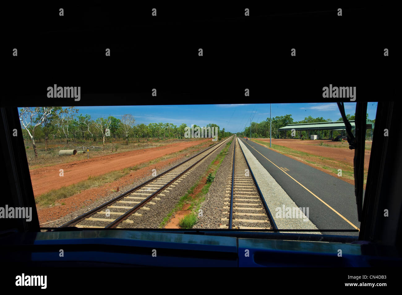 Australia, Northern Territory, Darwin, Ghan train Stock Photo - Alamy