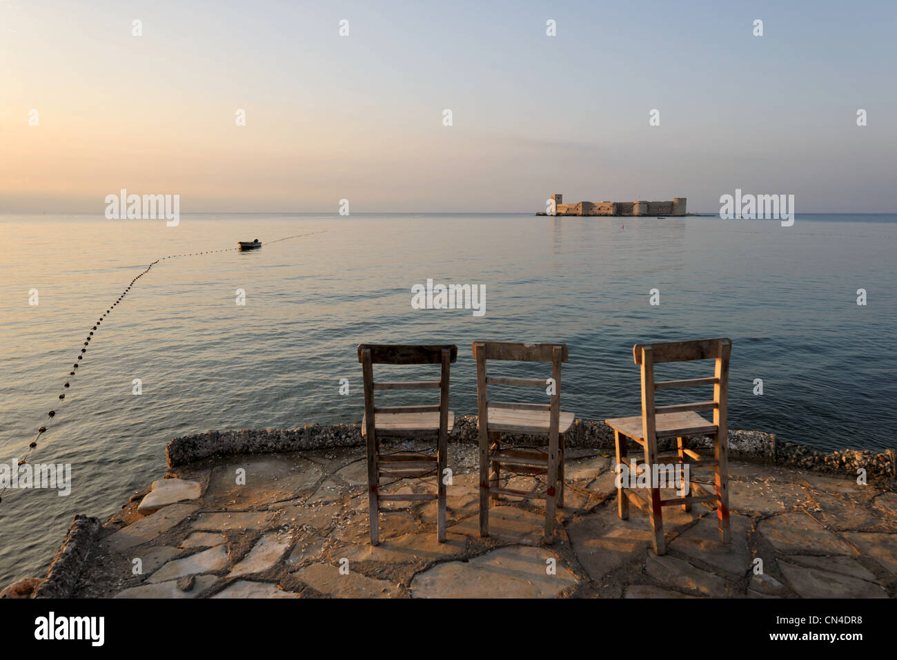 Turkey, Mediterranean Region, Turquoise Coast, Cilicia, Kizkalesi, the ...