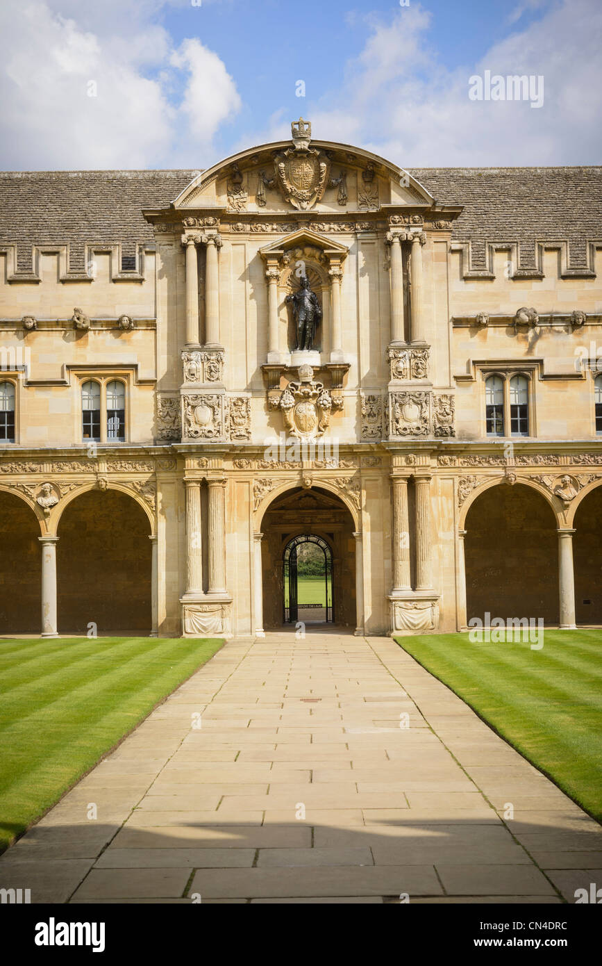 Quadrangle St John's College Oxford England UK Stock Photo - Alamy