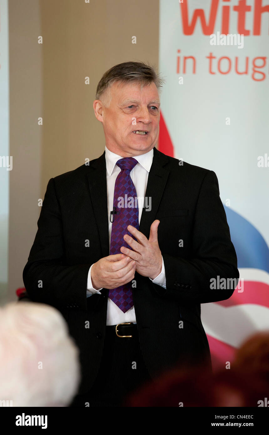 Steve McCabe, Labour MP for Selly Oak, speaking at the launch of the ...